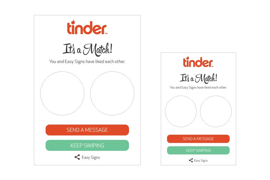 Tinder It s A Match Template